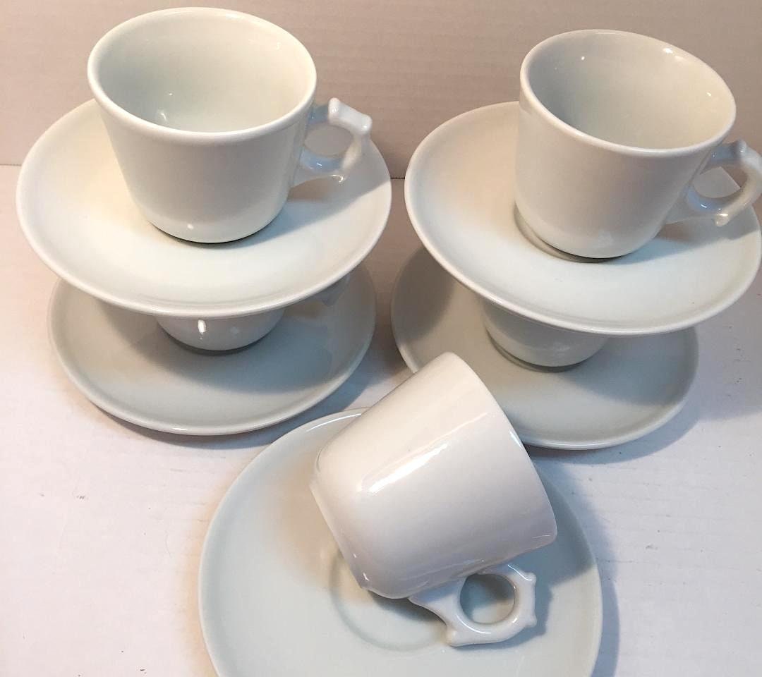 APILCO sevres 5 FLAT CUPS & Saucers Sets - Etsy