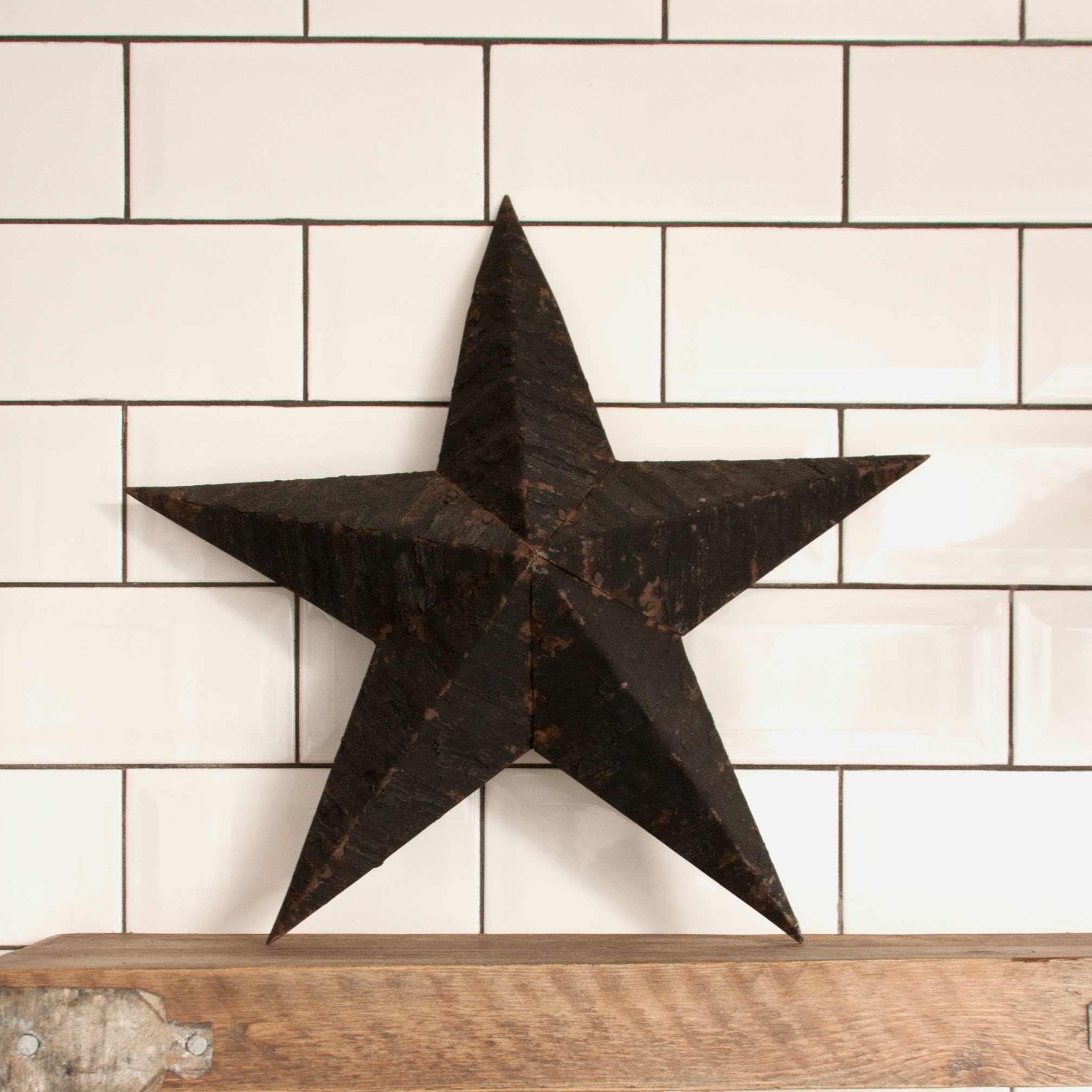 Vintage Black Amish Barn Star: Rustic Metal Home Decor - Etsy