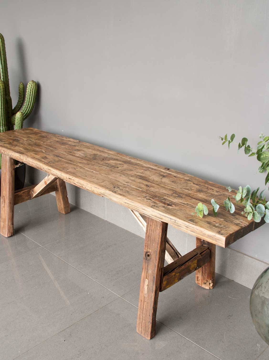 Vintage Rustic Entryway Bench Bench Rustic Bench Wood | Etsy