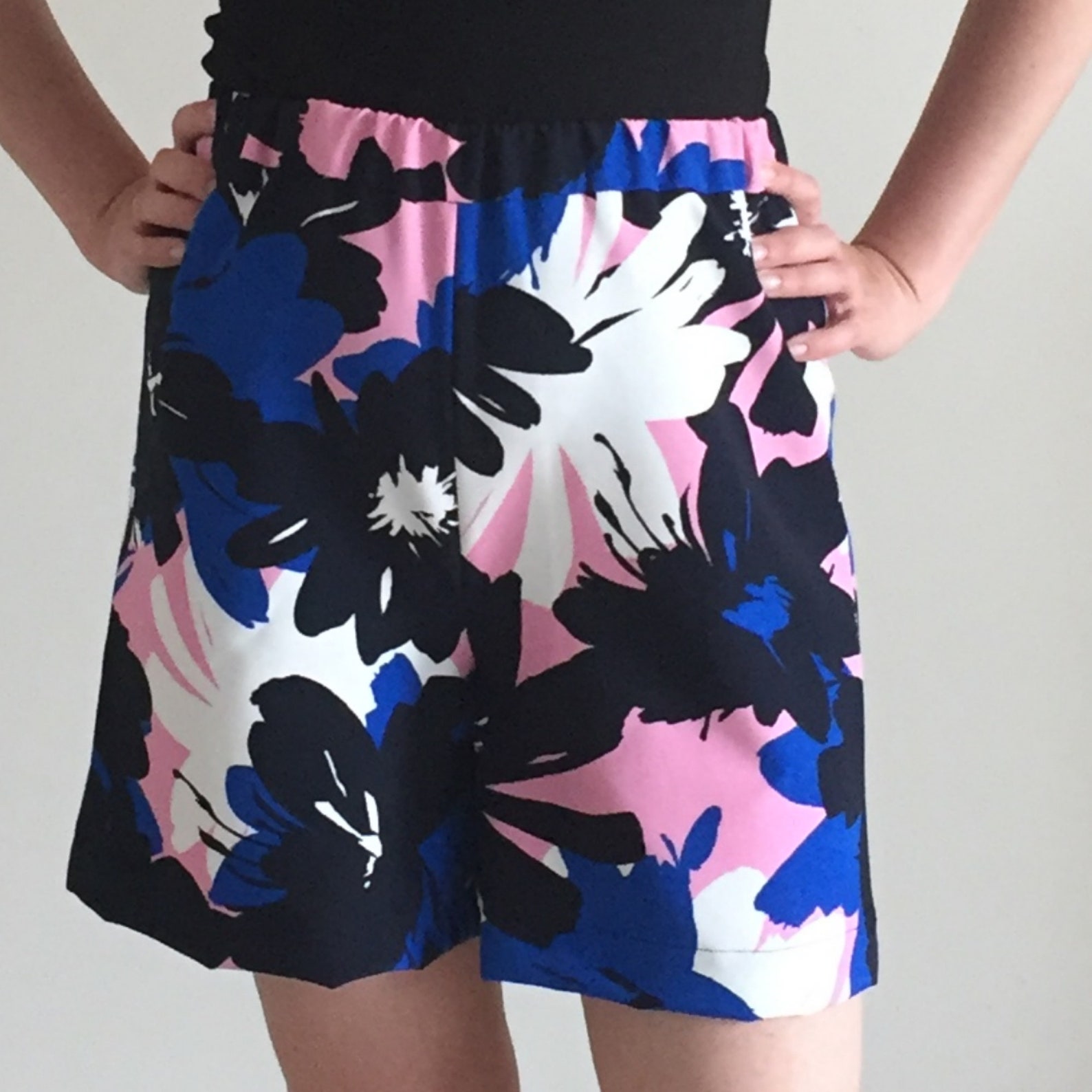 Womens Shorts PDF Sewing Pattern High Waisted With Elastic | Etsy