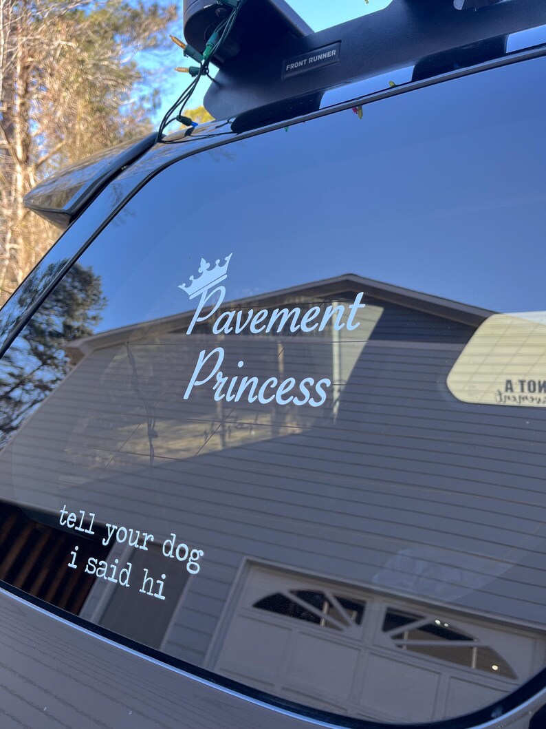 Pavement Princess Funny Vinyl Decal Sticker for Off-road - Etsy