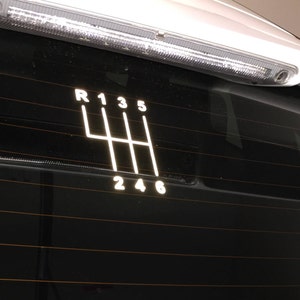 Custom Shift Pattern Decal - Manual Stick Shift Vinyl Sticker - Etsy