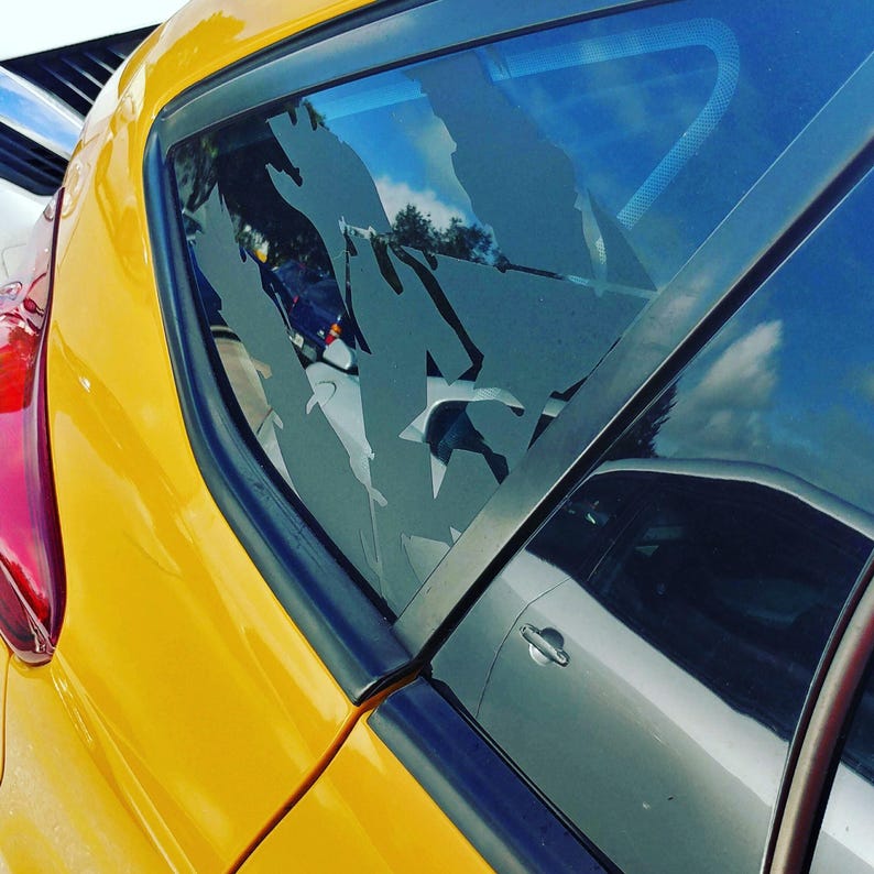 Ford Focus Tattered *puerto Rican PR* Flag Rear Window Decal - Etsy