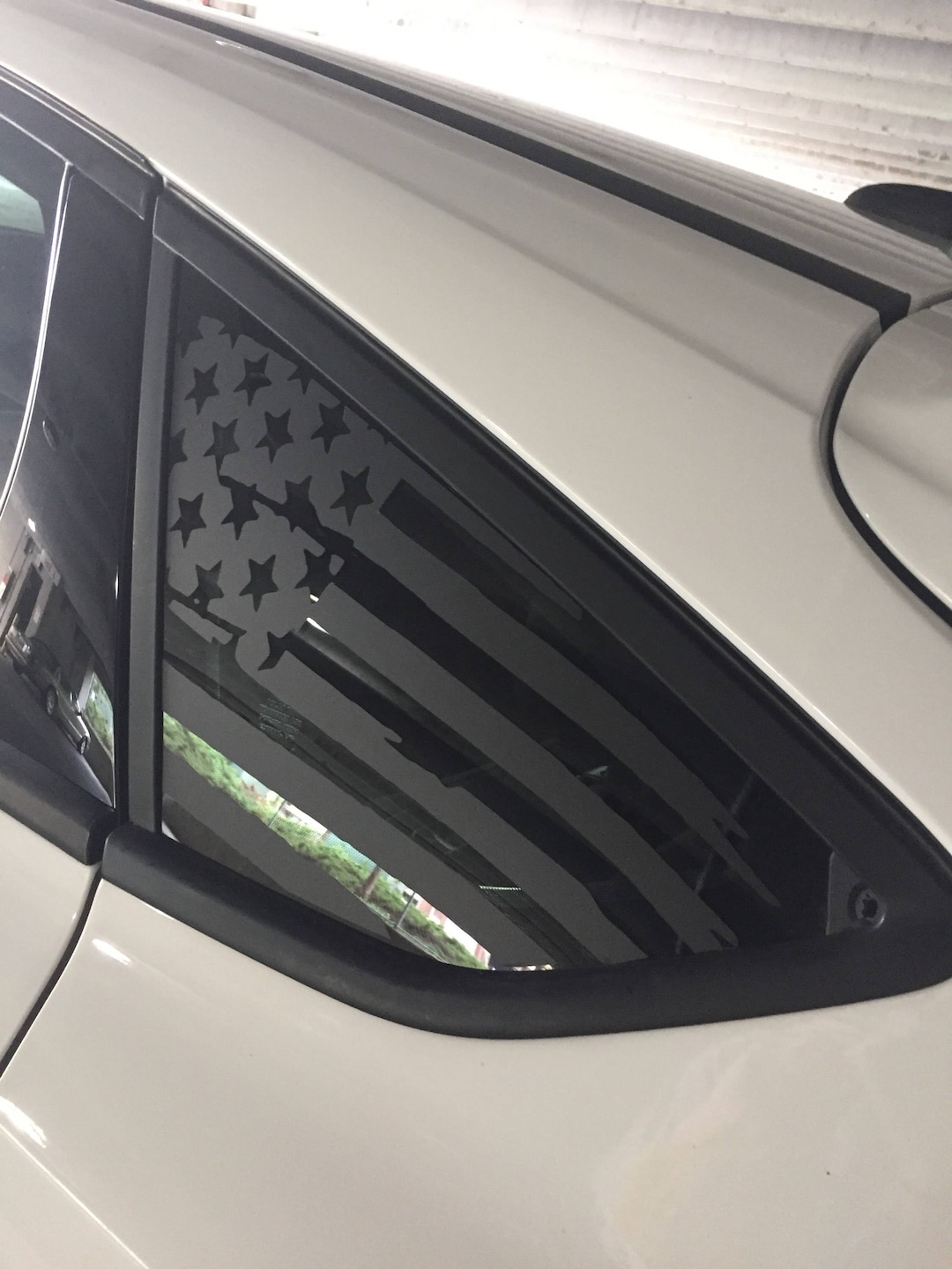 Ford Focus Tattered Flag Rear Window Decal - Vinyl - Etsy