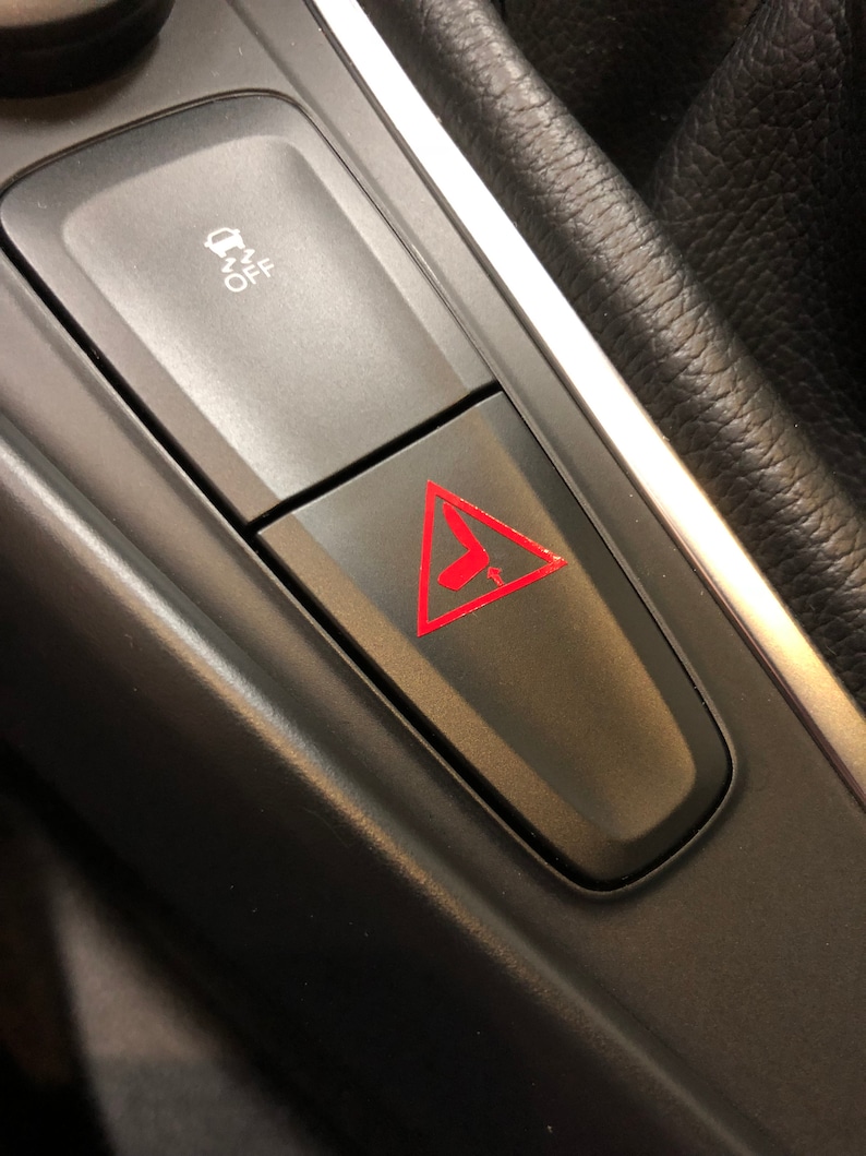 Small Triangular Seat Eject Vinyl Decal - Etsy