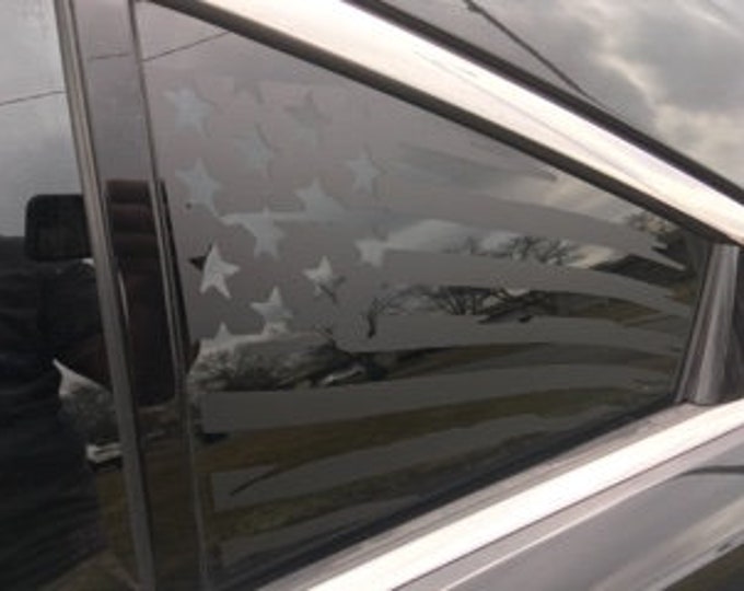 Ford Taurus Tattered Flag Rear Window Decal - Etsy