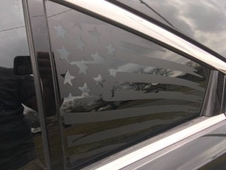 Ford Taurus Tattered Flag Rear Window Decal - Etsy
