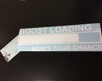 Boost Loading Decal - Etsy