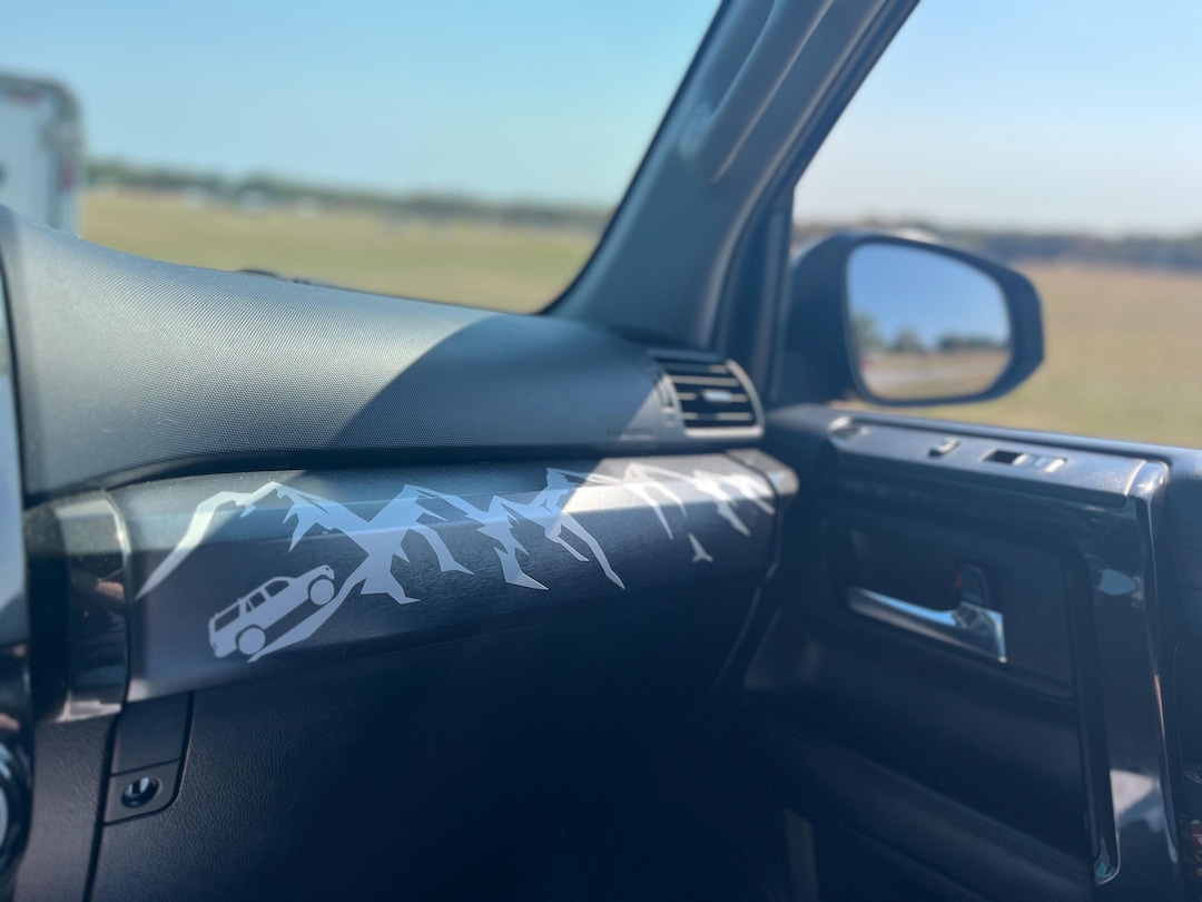 Toyota 4runner Dashboard Mountain or Waves Vinyl Decal - Etsy