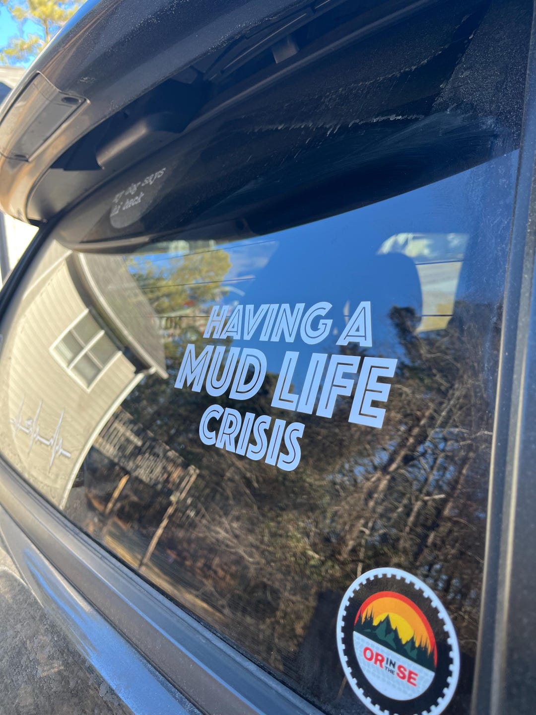 Mud Life Crisis Vinyl Decal - off Road Car Decal (8”x4”) - Etsy