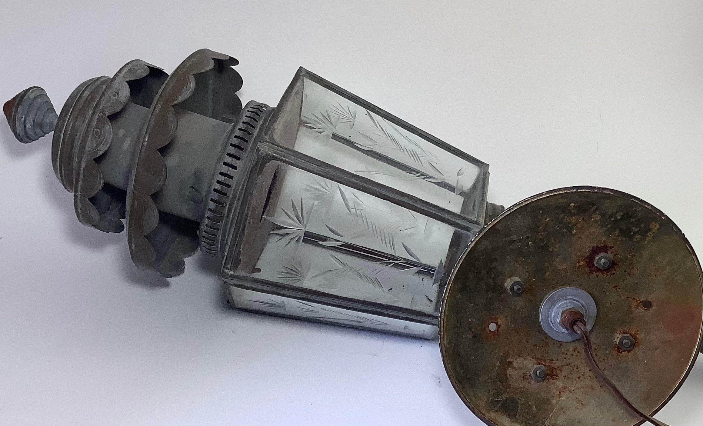Antique Carriage Stagecoach Converted Oil Lantern - Etsy