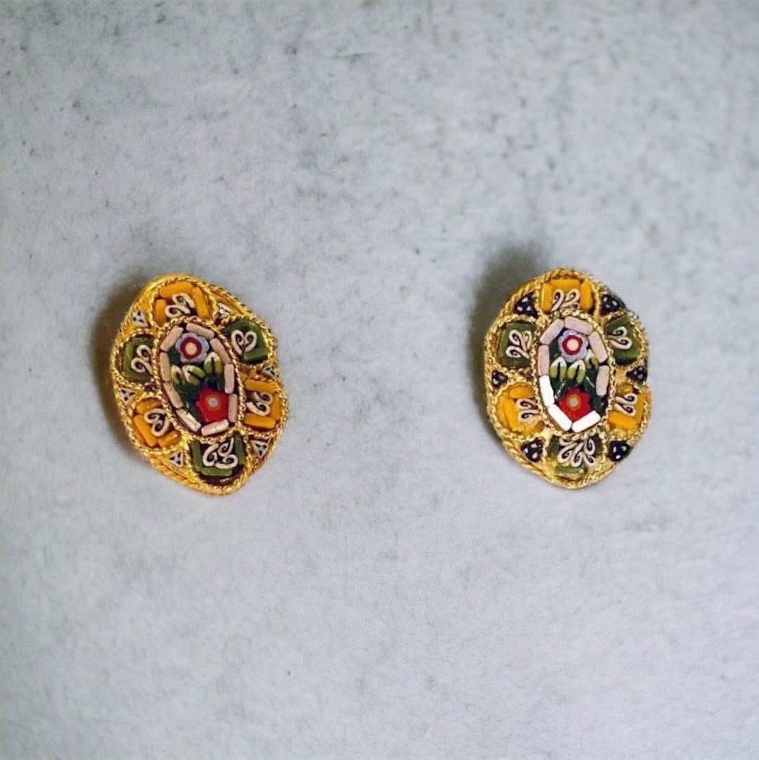 Pair of Micro Mosaics repurpose or Craft - Etsy