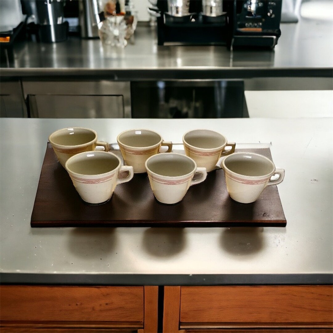 Vintage Ceramic Corning Restaurant Ware Cumulus Coffee Cup Set of Six ...