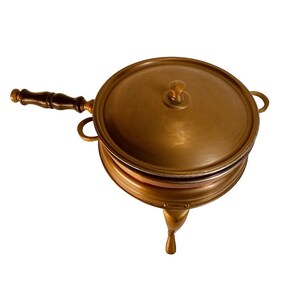 Vintage Middle Eastern Tin Lined Copper Cook Ware Shafing Dish Makers ...