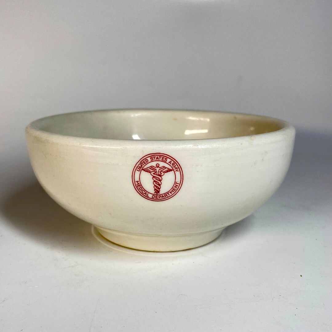 WW2 US Army Medical Department Ceramic Bowl - Etsy