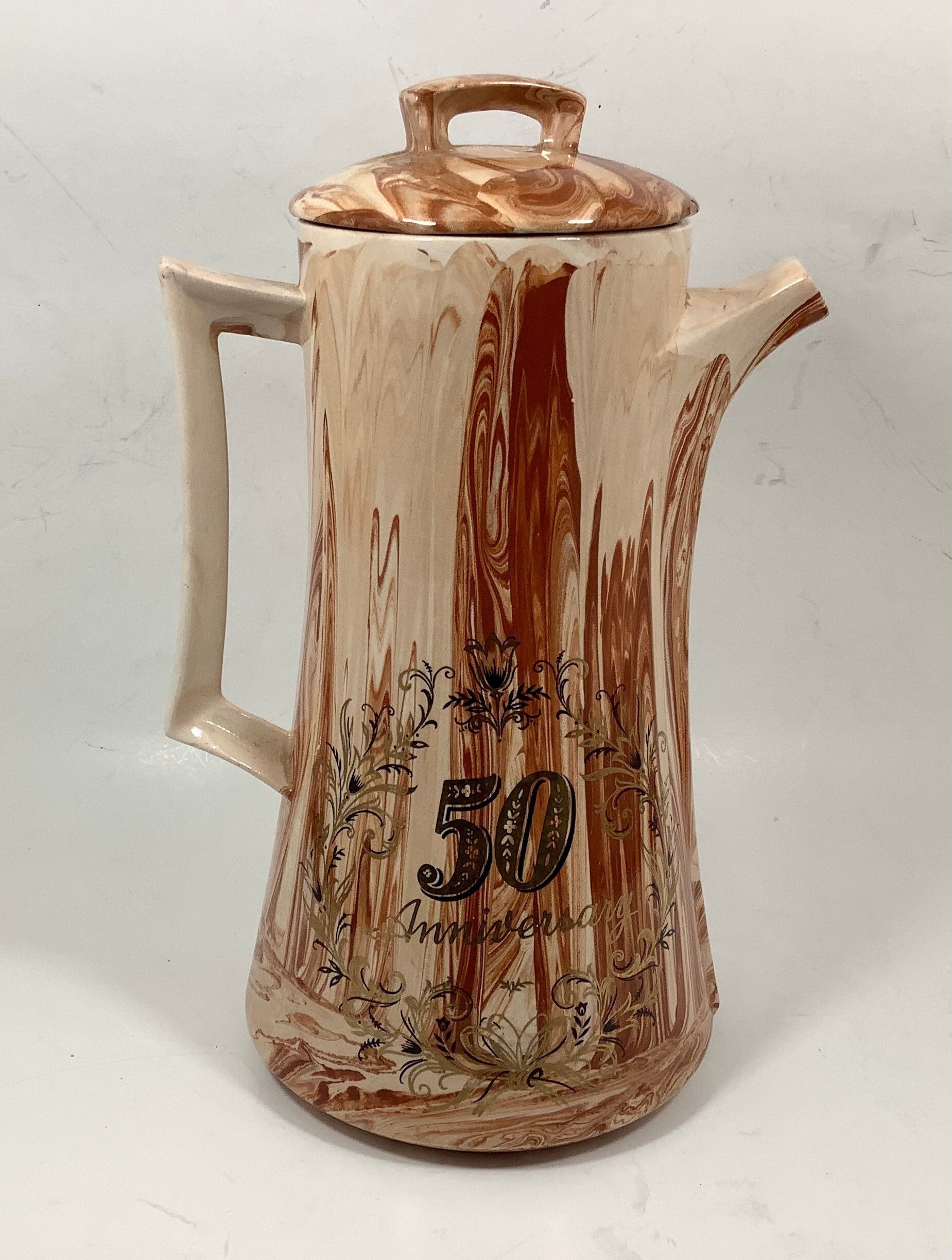 Alaskan Native Clay Pottery Coffee Carafe for 50th Anniversary - Etsy
