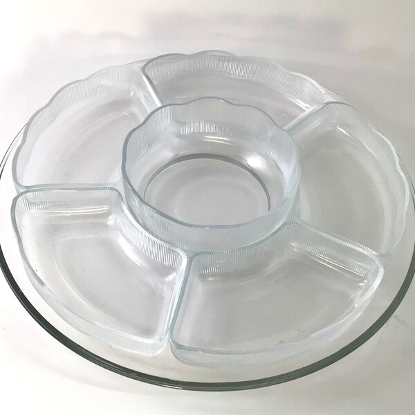 6 Compartment Serving Tray - Etsy