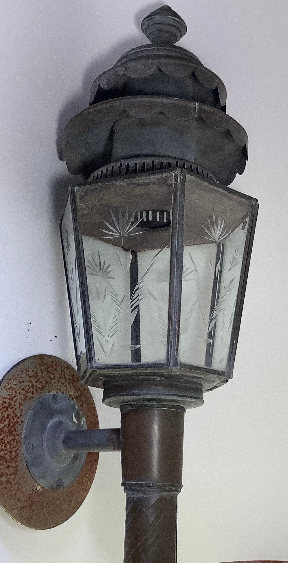 Antique Carriage Stagecoach Converted Oil Lantern - Etsy