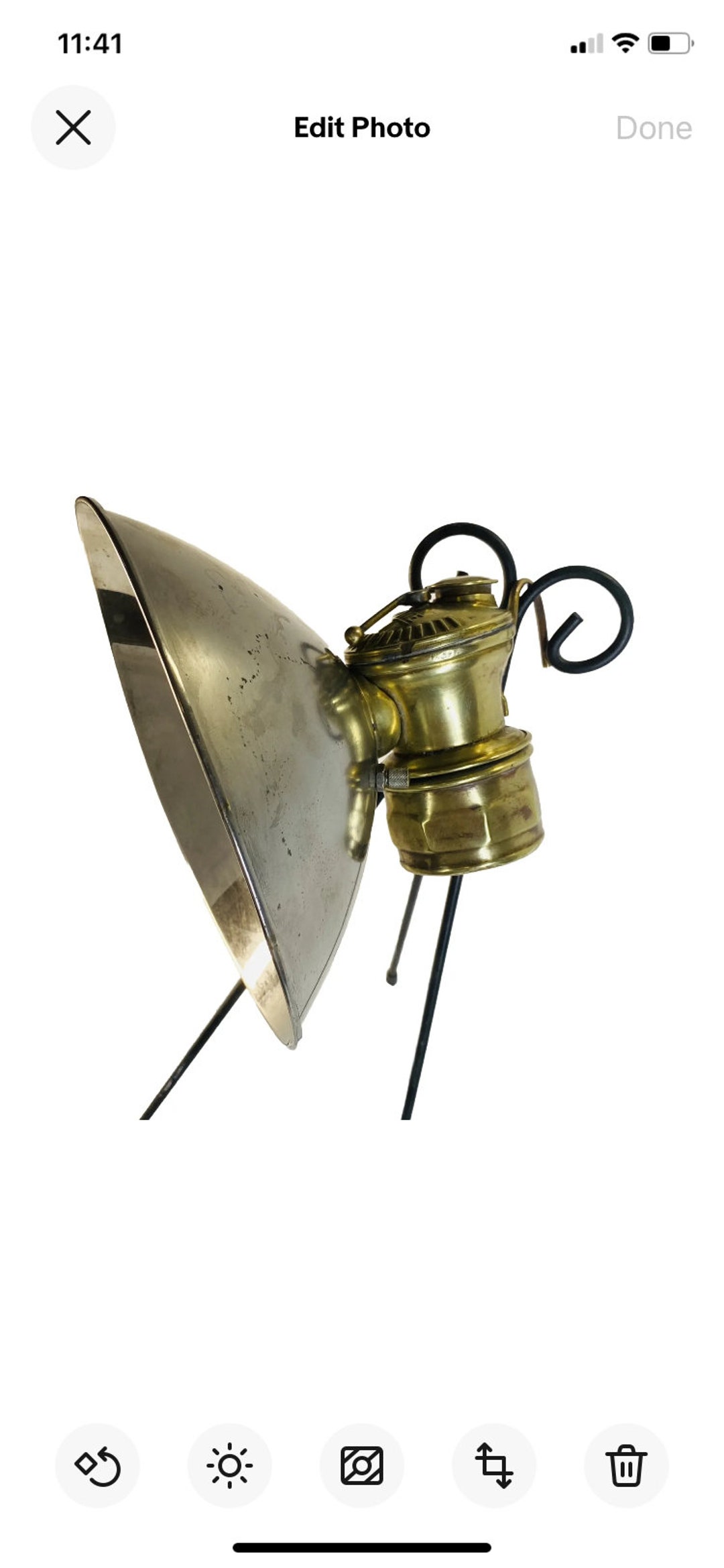 Antique Autolite Carbide Miners Lamp, Universal Lamp Co. Circa 1930's ...