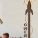 Personalized Space Themed Growth Chart Wooden Growth Chart Rocket Ship ...