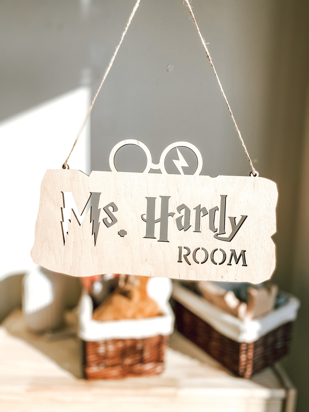 Personalized Wizard Door Sign Kids Bedroom Door Sign Bedroom Door Decor ...