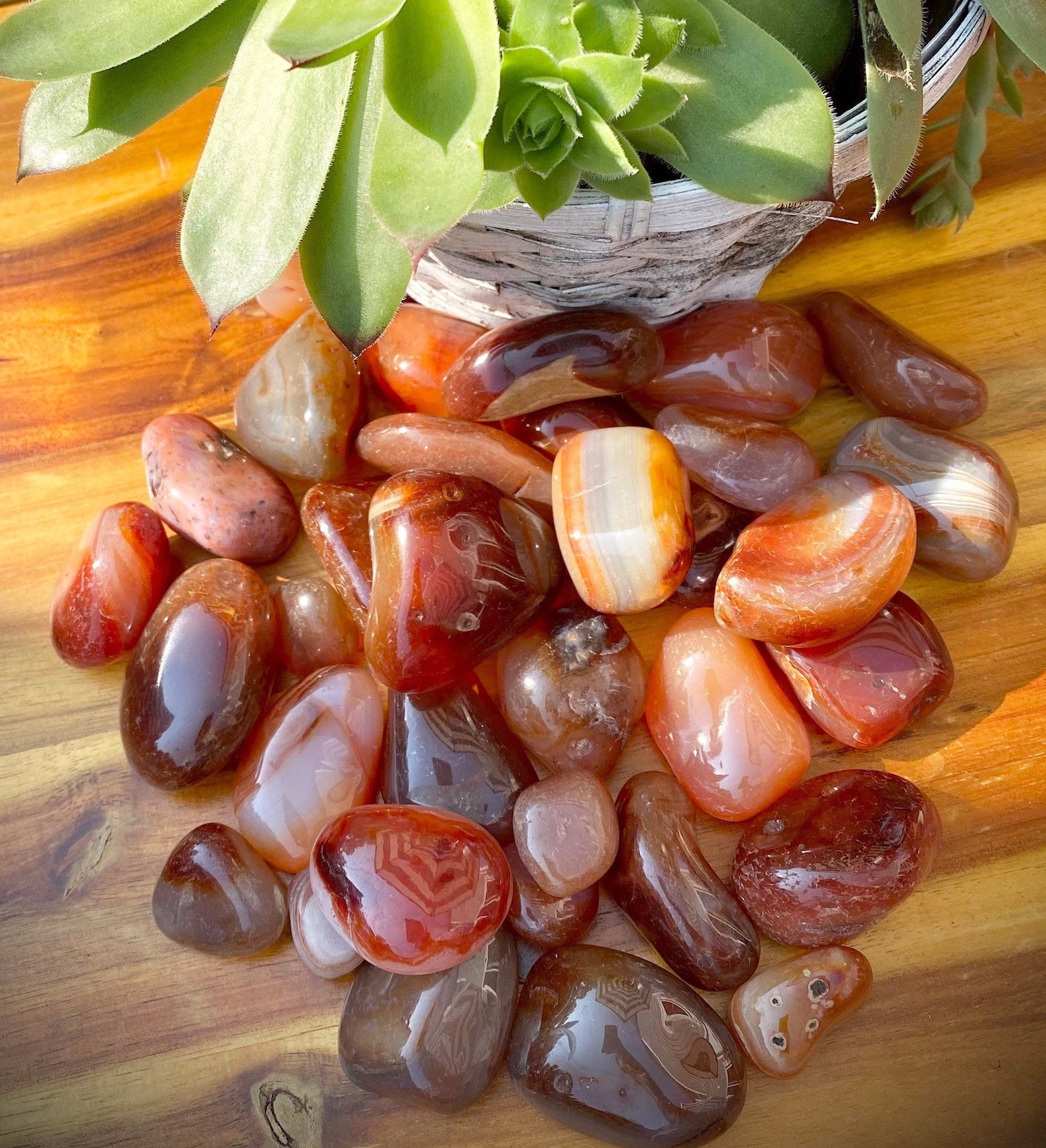 Carnelian Healing Stone Carnelian Crystal Healing Tumbled - Etsy