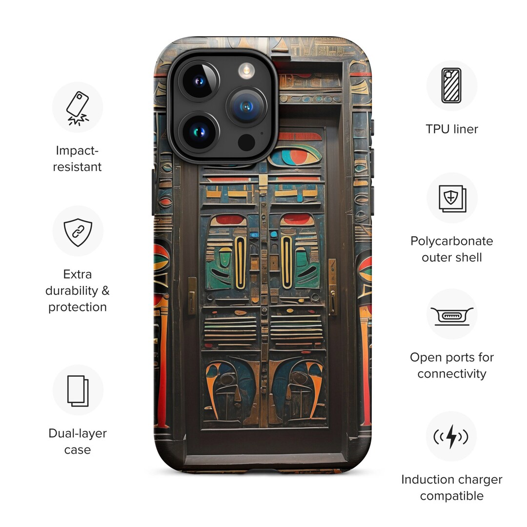 Egyptian Hieroglyphics Dusky Oak Door Tough Case for Iphone® - Etsy