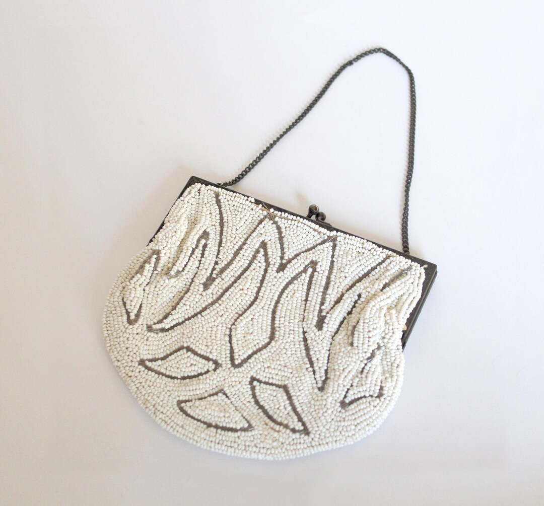 Antique 1920s Vintage Small Beaded Purse, Wedding Accessory - Etsy