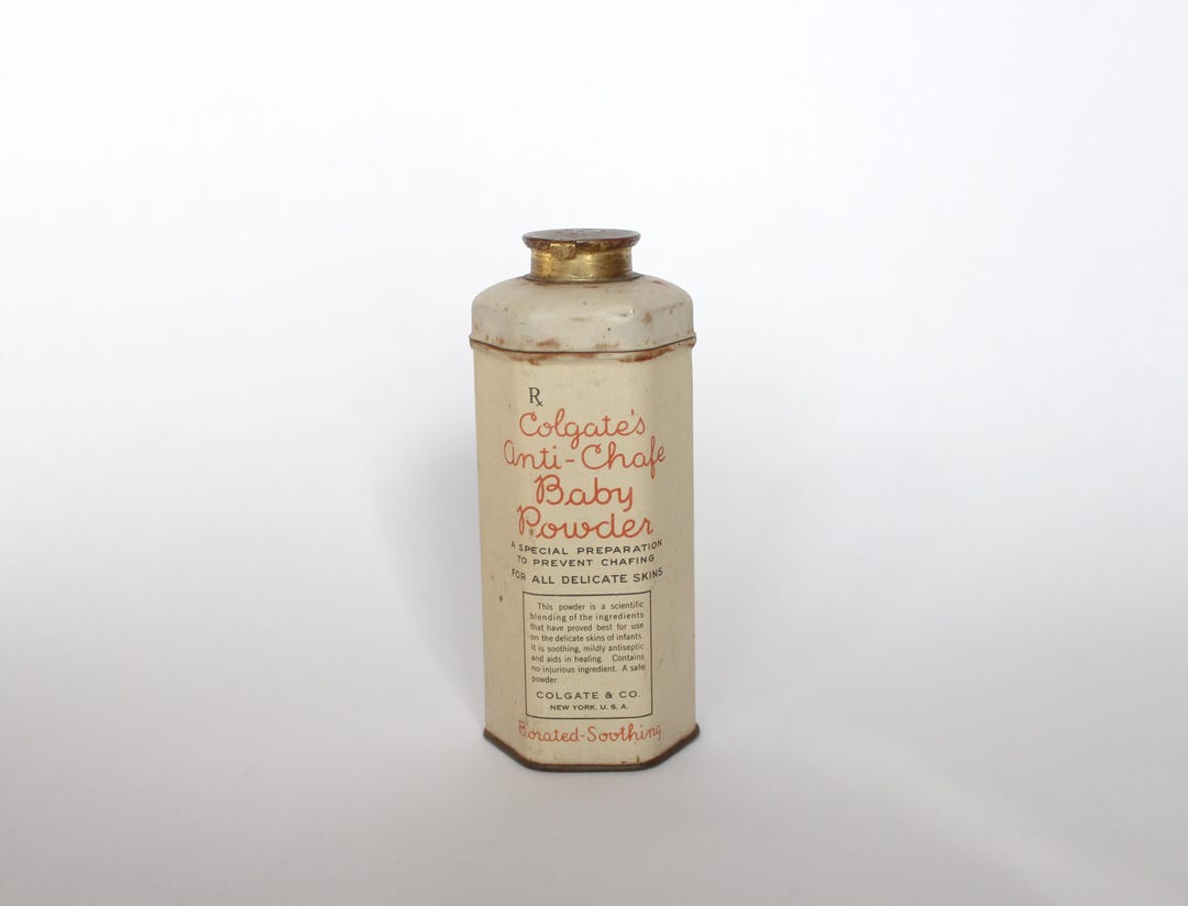 Vintage Colgate Baby Powder, Advertising Tin, Anti-chafe Powder - Etsy