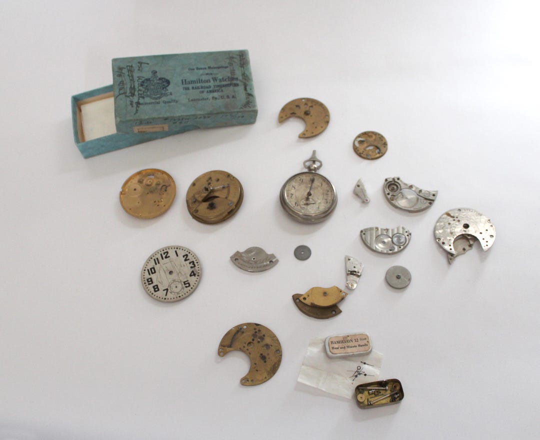 Antique Watch Parts for Repair, Stopwatch, Findings, Victorian ...