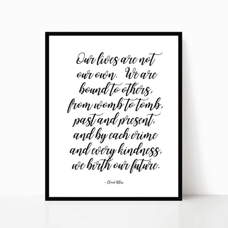 Black White Quote - Etsy