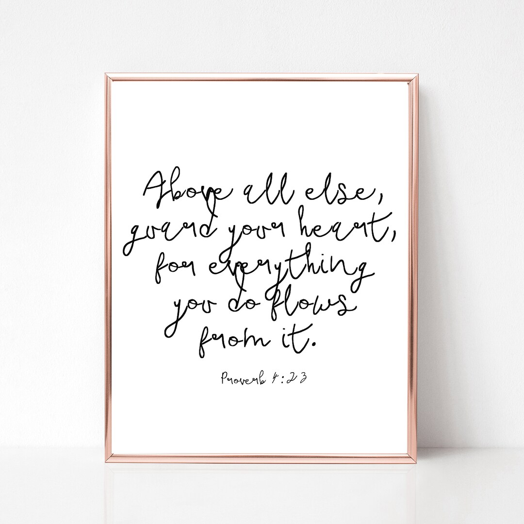 Proverbs Wall Art, Inspiring Print, Inspiring Quote Wall Art ...