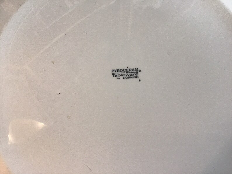 Corning Pyroceram Tableware Plain White Plate, Ships From Canada - Etsy
