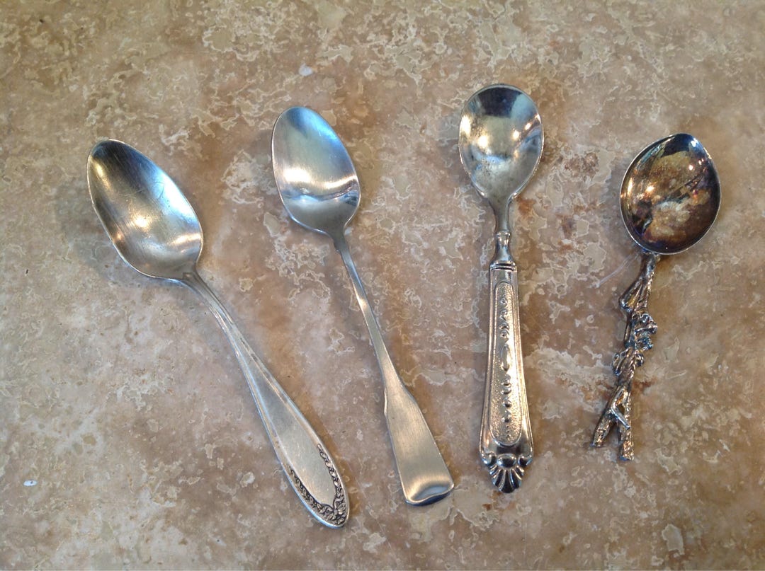 Tiny Spoons Assortment, Vintage, Ships From Canada - Etsy