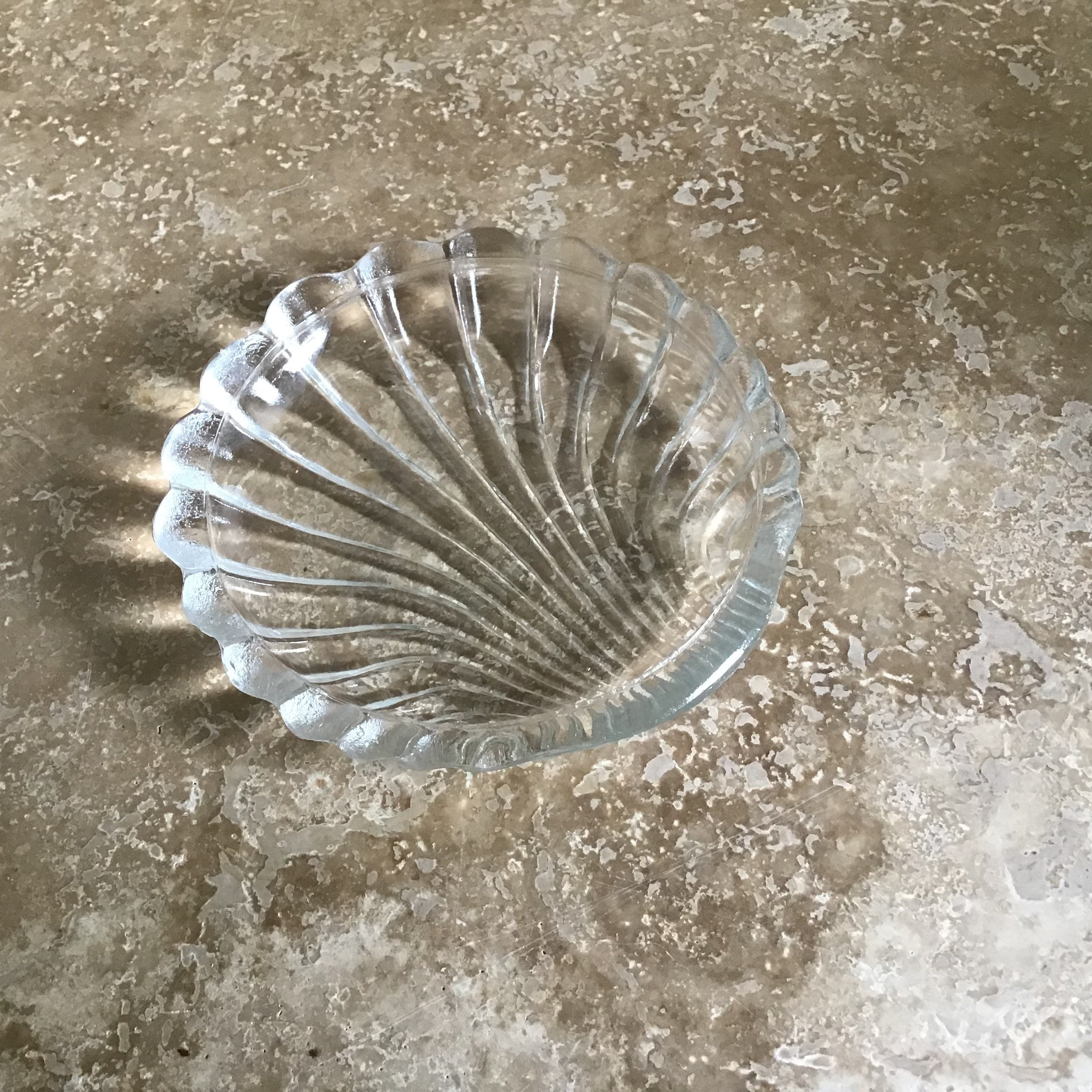 Shell Shaped Glass Dish Vintage Ships From Canada - Etsy