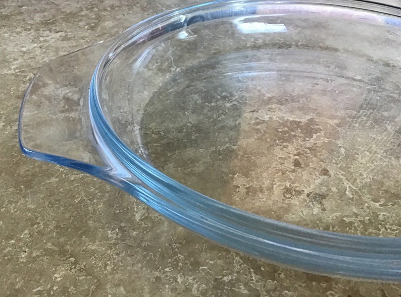 Round Pyrex Lid With Handle With Handles Vintage Ships From - Etsy