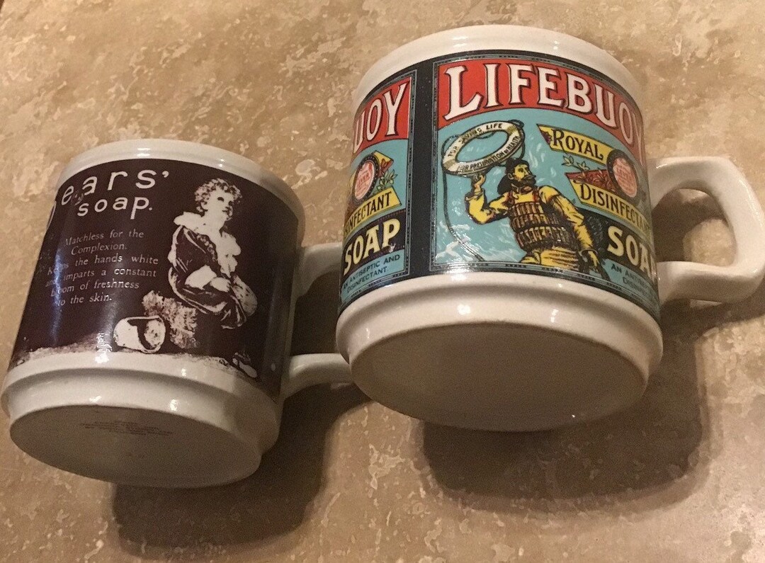 Soap Advertising Mugs, Vintage, Ships From Canada - Etsy