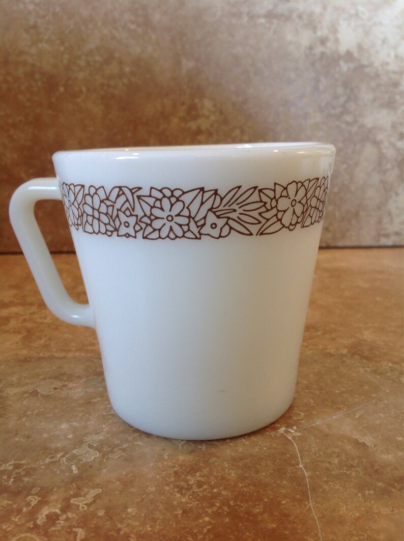 Pyrex Mug, Woodland Pattern, Vintage, Ships From Canada - Etsy