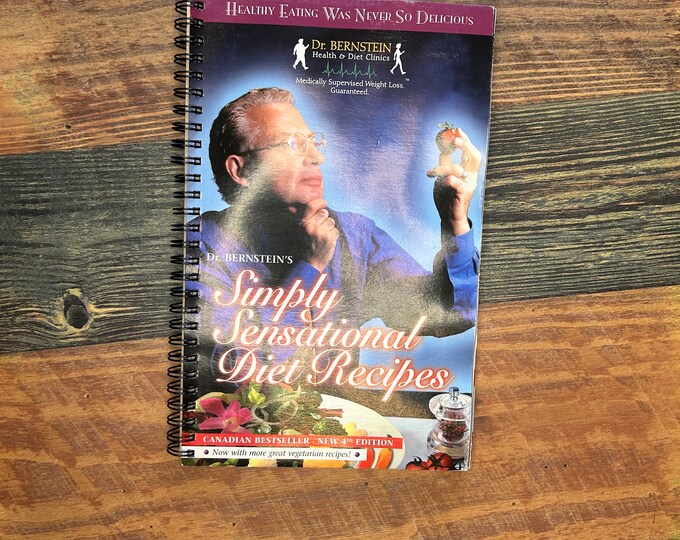 Dr Bernstein Simply Sensational Diet Recipes Softcover Cookbooks, Ships ...