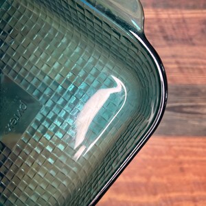 Teal Peacock PYREX Weave Pattern Square Baking Dish, Vintage, Ships ...