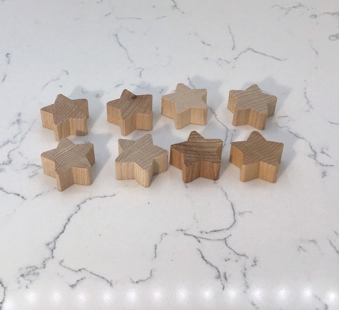 Wooden Star Cutouts, Ships From Canada - Etsy