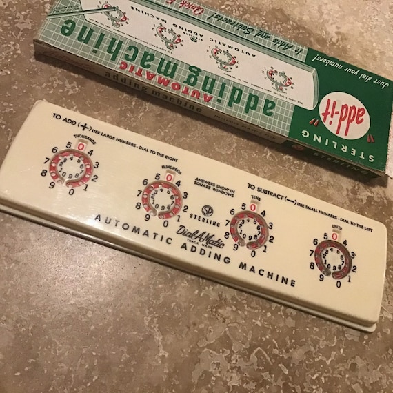 Automatic Adding Machine - Etsy