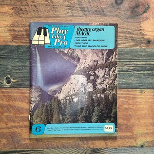 Play Like a Pro Theatre Organ Magic Music Book,sheet Music, Vintage ...