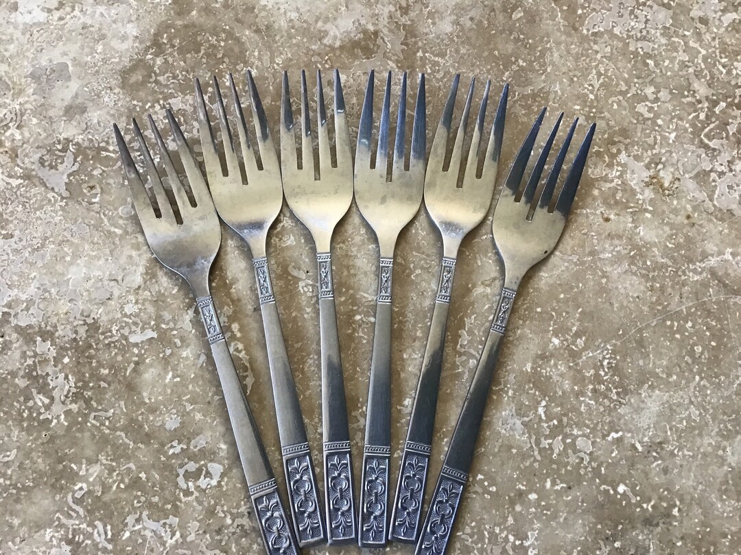 Set of 6 Forks, Vintage, Ships From Canada - Etsy