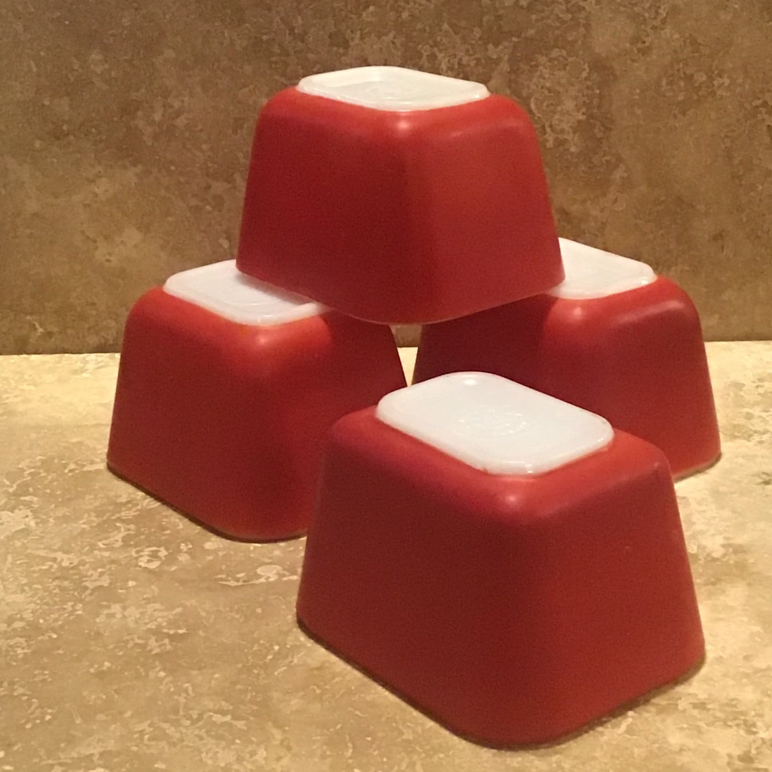 Red Pyrex 501 Fridgies, Vintage, Ships From Canada - Etsy