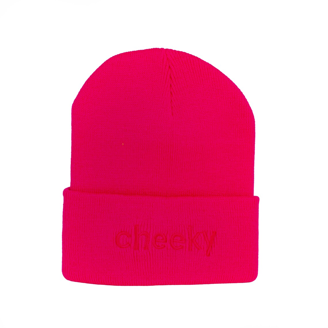 Neon Cheeky Beanie - Etsy