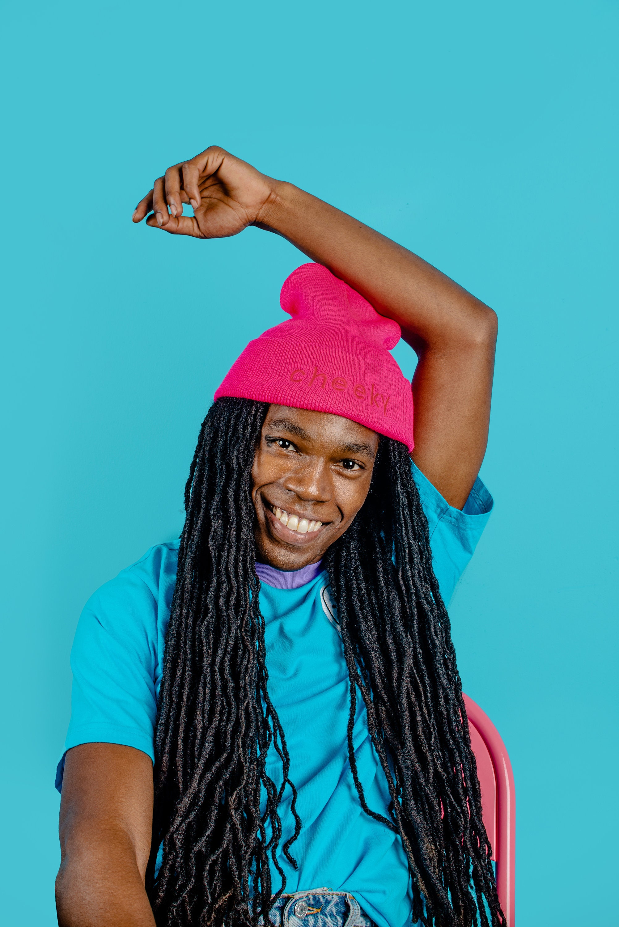 Neon Cheeky Beanie - Etsy