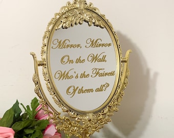 Mirror Mirror on the Wall Who's the Fairest of Them All Wall Art Decals ...