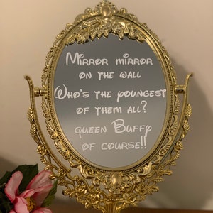 Mirror Mirror on the Wall Who's the Youngest of Them All Personalized ...