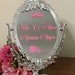 Mirror With Decal Inscription/quincinera Mirror Sign/fairytale - Etsy